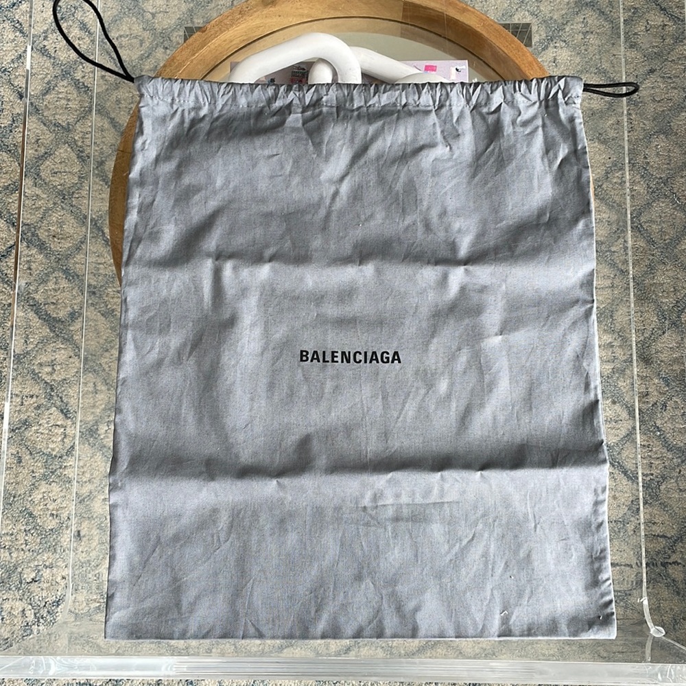Large Balenciaga Draw String Dust Bag - Gem